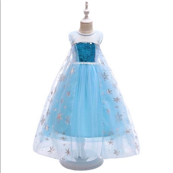 Dresses | Frozen Elsa Sparkly Cute Princess Costume Dress | Poshmark